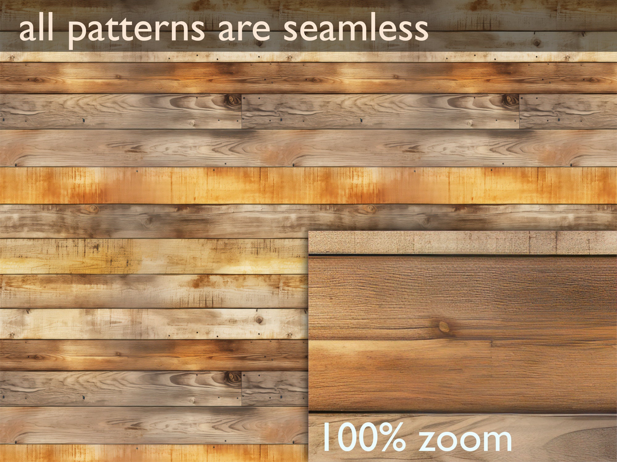 20 Seamless Wooden Plank Background, Seamless Pattern, Digital Wood ...