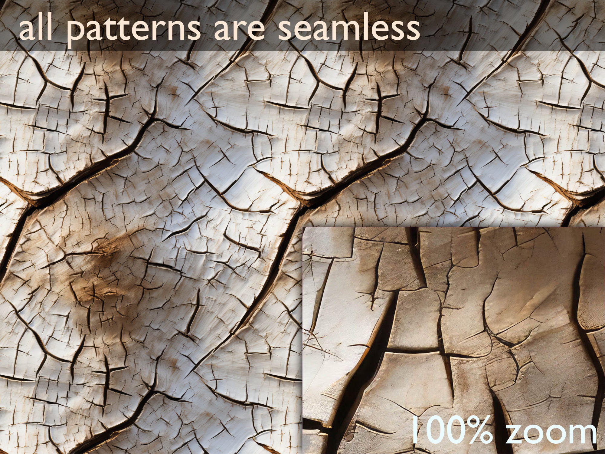 20 Seamless Old Cracked Wood Texture Backgrounds, Natural Vintage ...