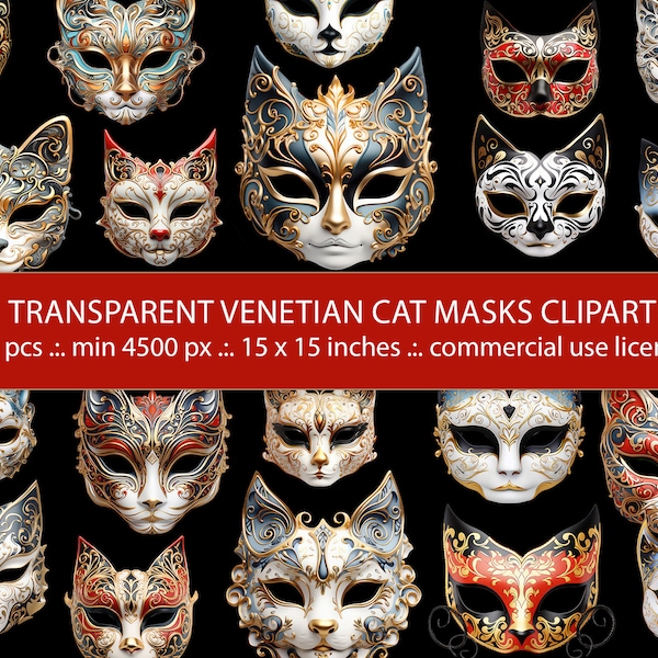 Cat Masks - Etsy