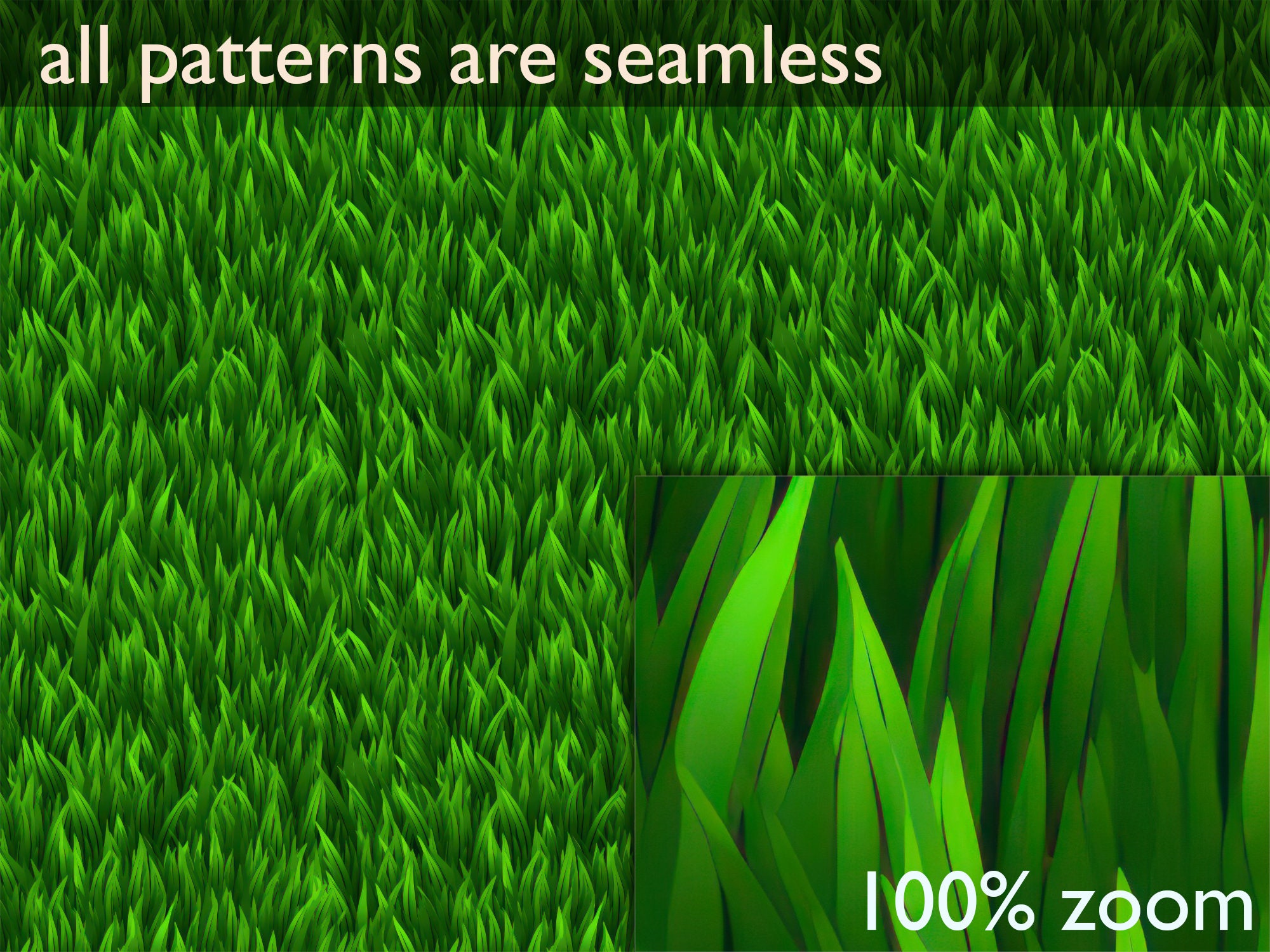 20 Seamless Natural Grass Texture Backgrounds, Botanical Design ...