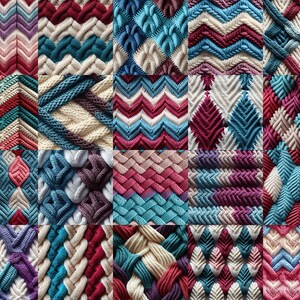 20 Seamless Knitted Wool Texture Backgrounds,crochet and Knit Pattern ...