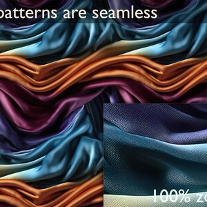 20 Seamless Shiny Satin Fabric Texture Backgrounds, Seamless Pattern ...