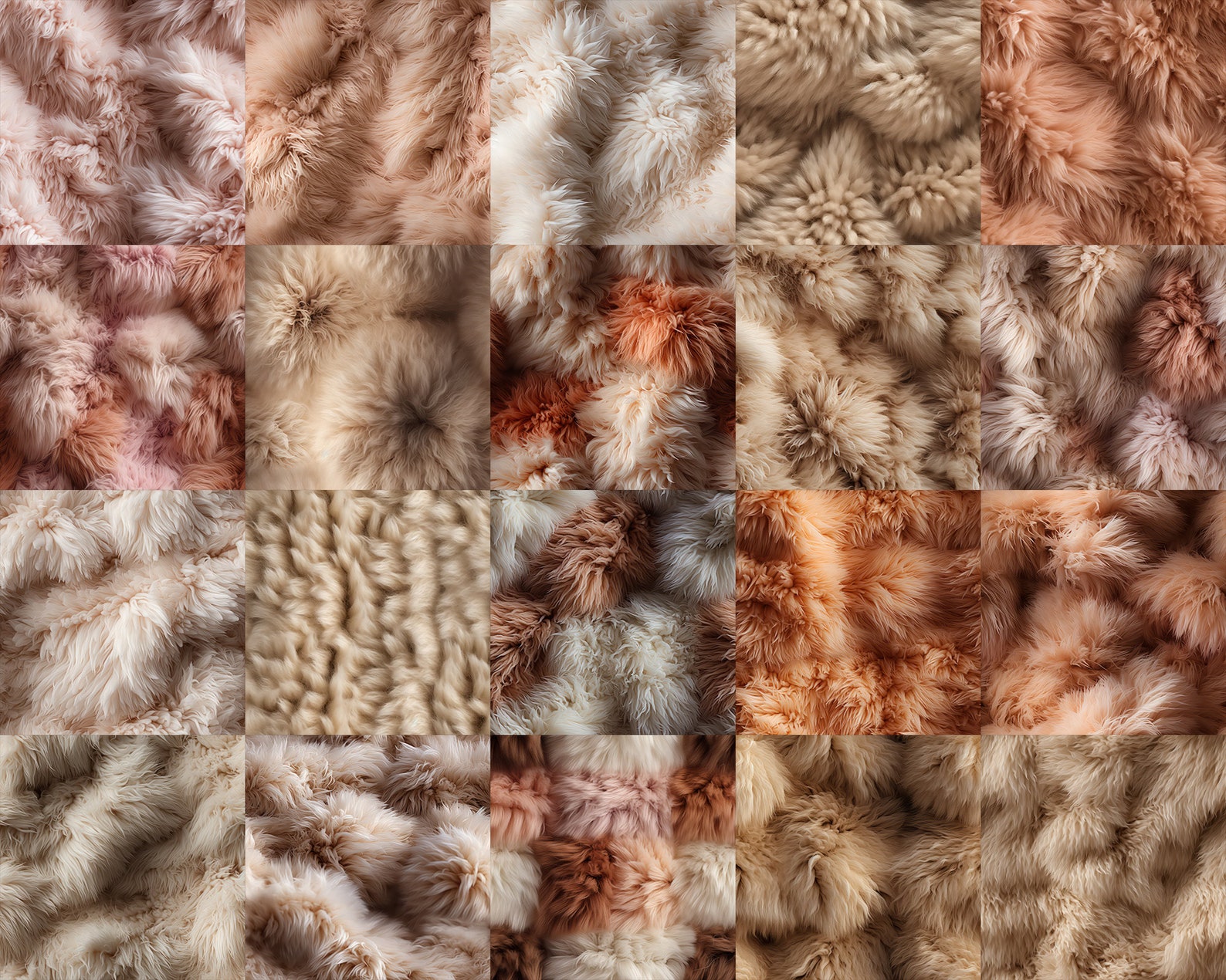 Woolen Fluffy Background Textures: Shaggy Carpet Designs (digital Paper ...