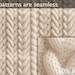 20 Seamless Knitted Wool Texture Backgrounds, Crochet Wool Pattern ...