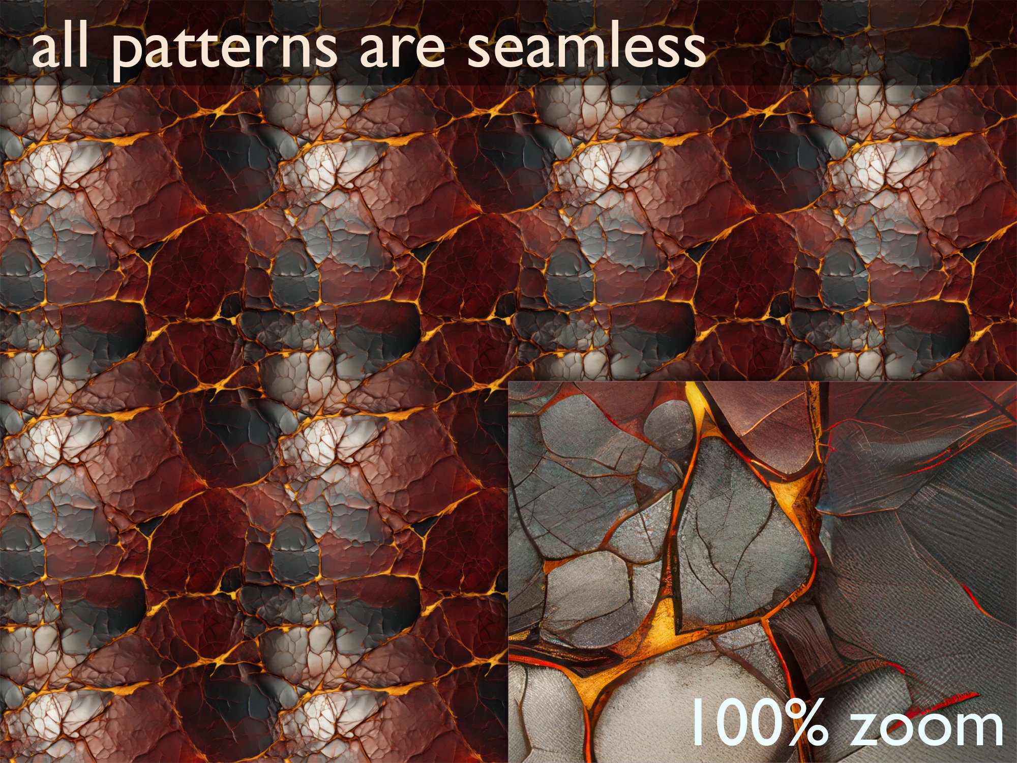 30 Seamless Abstract Cracked Texture Backgrounds, Texture With Gold ...