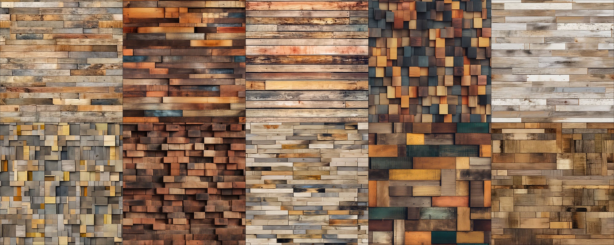 20 Seamless Wooden Pattern Backgrounds, Wood Textures,wood Digital ...