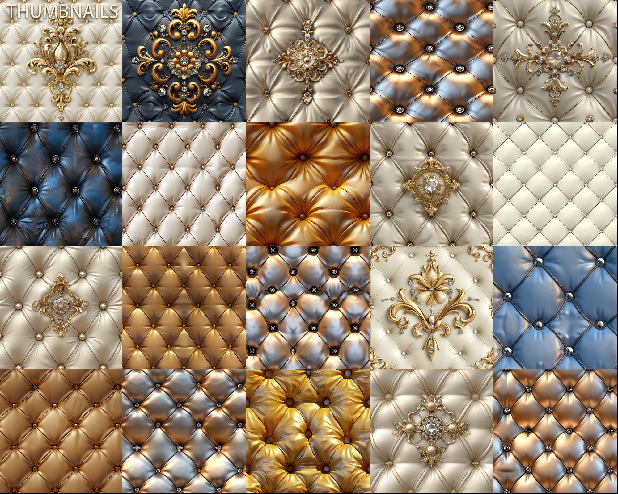 Royal Upholstery Leather Textures: Seamless Elegant Patterns (digital ...
