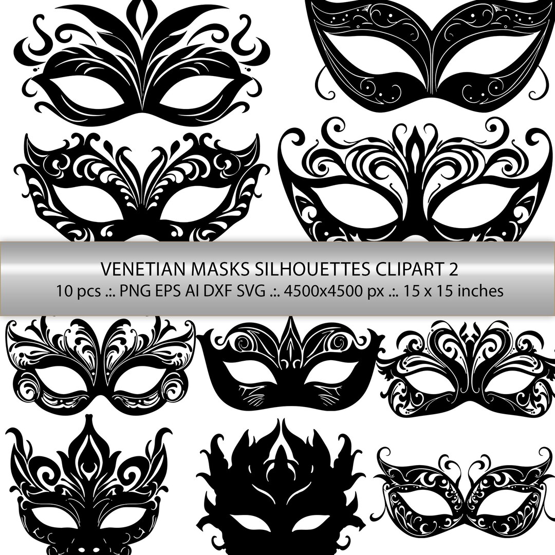 Exquisite Masquerade SVG Mask Bundle for Cricut, Woodworking, Canvas ...