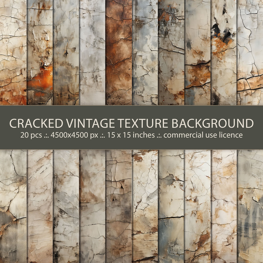 Cracked Wall Backgrounds - Digital Paper, Textures for Graphic Designs ...