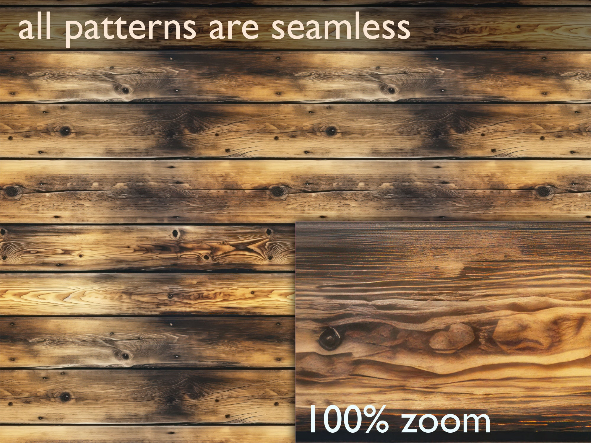 20 Seamless Wooden Plank Background, Seamless Pattern, Digital Wood ...