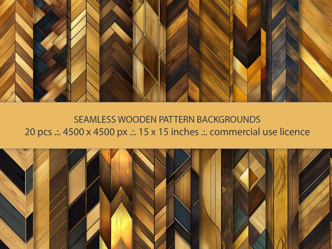 20 Seamless Brown Wooden Pattern Backgrounds, Wood Textures, Wood ...