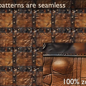 30 Seamless Vintage Leather Backgrounds, Vintage Decorative Texture ...