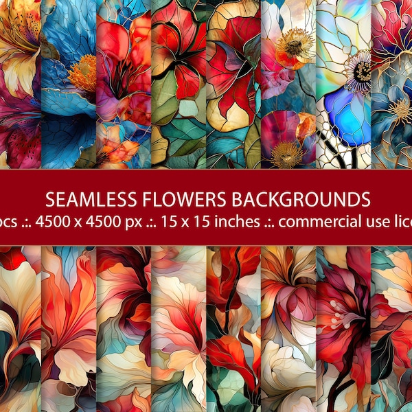 Vibrant Floral Wallpaper - Etsy