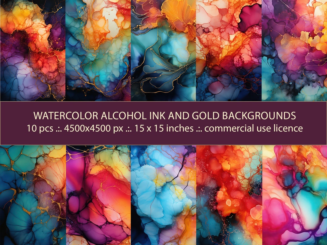 Alcohol Ink Textures, Liquid Paint Texture Backgrounds, Alcohol Ink ...