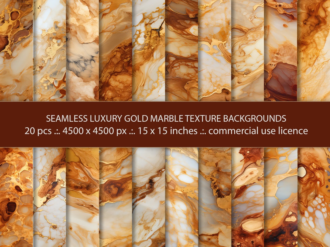 20 Seamless Luxury Gold Marble Texture Backgrounds, Decorative Luxury ...