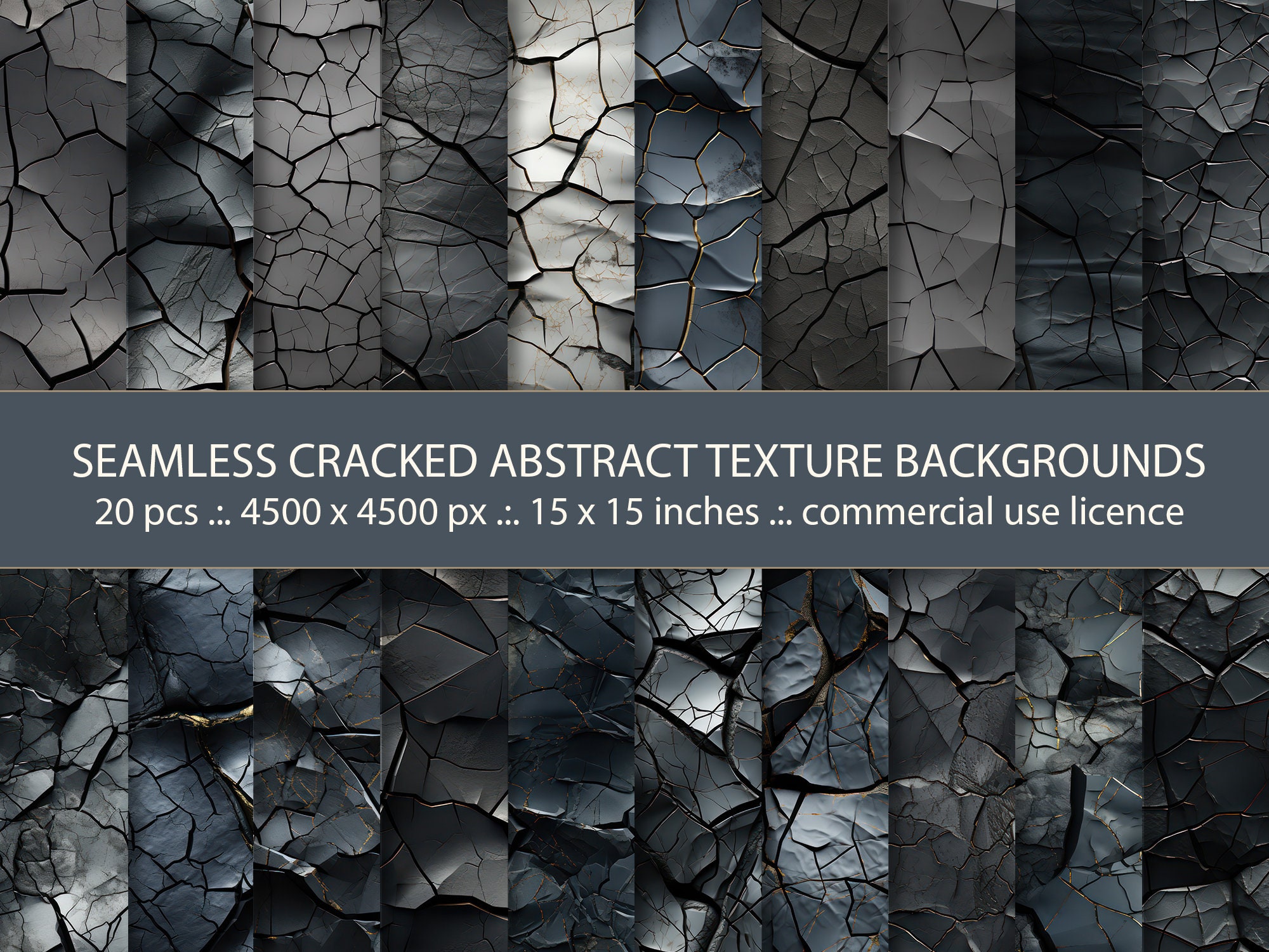 20 Seamless Cracked Abstract Texture Background,ground Texture ...