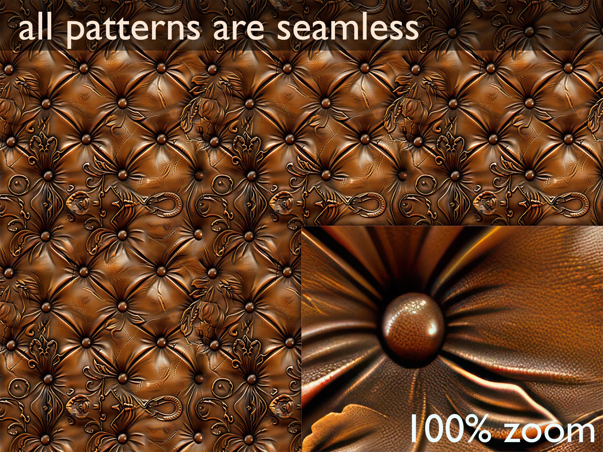 Embossed Leather Texture Backgrounds: 30 Ornate Floral Digital Papers ...