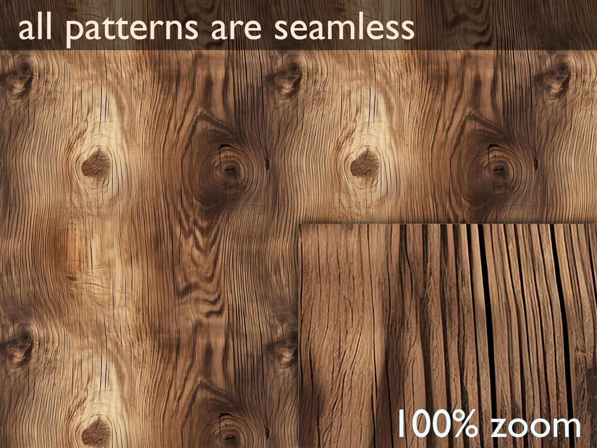 20 Seamless Wooden Plank Pattern Backgrounds, Wood Texture, Seamless ...
