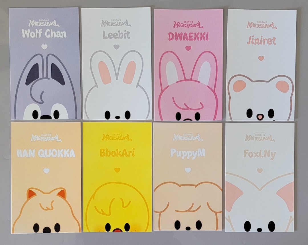 Magic School 4th Fan Meeting Skzoo Pop-up Reward Photocards - Etsy