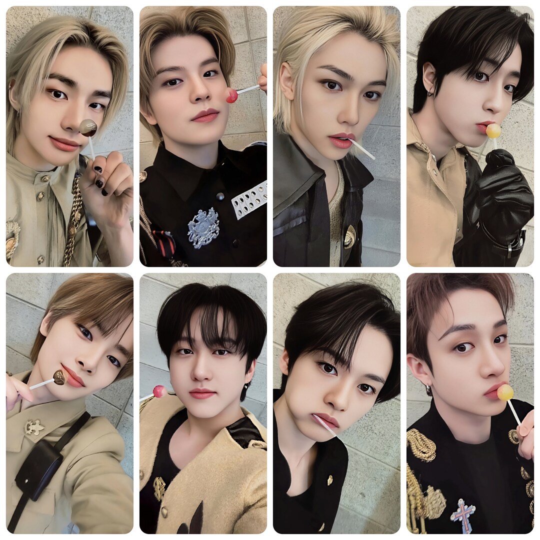 Stray Kids SW Gashapon 5 Lolipop Photocards - Etsy