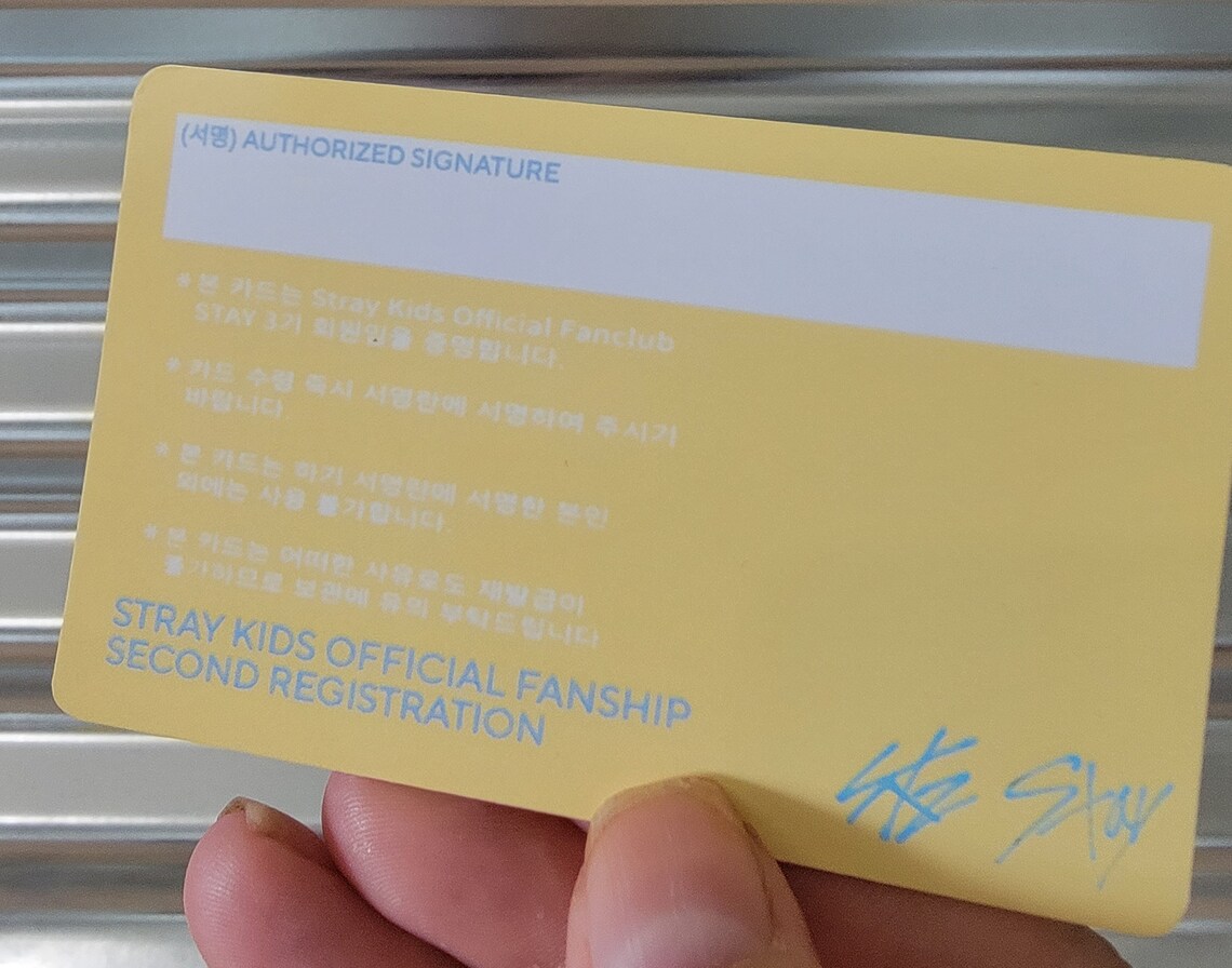 Stray Kids Personalized Stay Membership Cards - Etsy