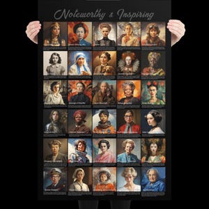 Women in STEM Poster: Inspirational Scientists, Artists - Classroom ...