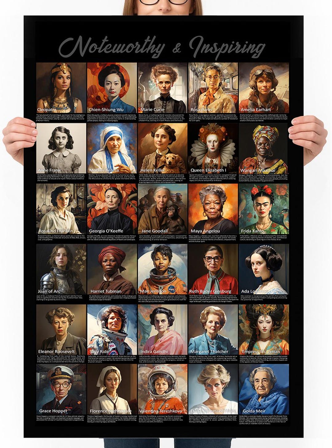 Women in STEM Poster: Inspirational Scientists, Artists - Classroom ...