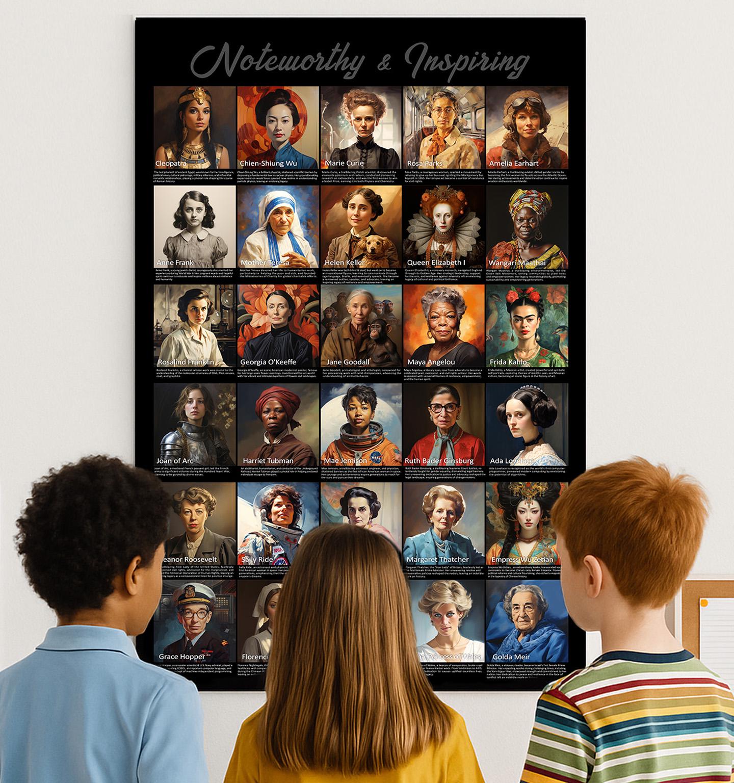 Women in STEM Poster: Inspirational Scientists, Artists - Classroom ...