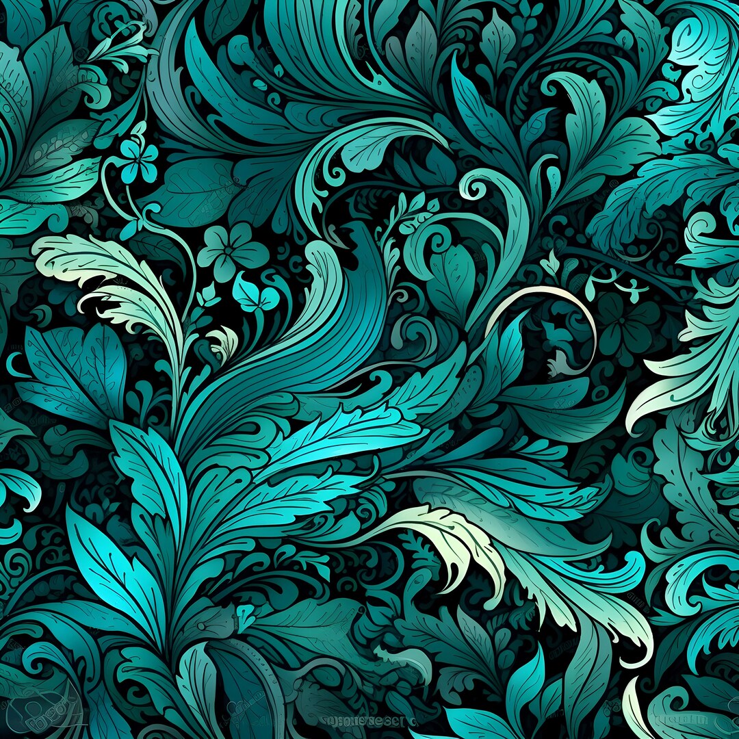 Camo Pattern Digital Download Blue Floral Camouflage Pattern 300DPI 13 ...