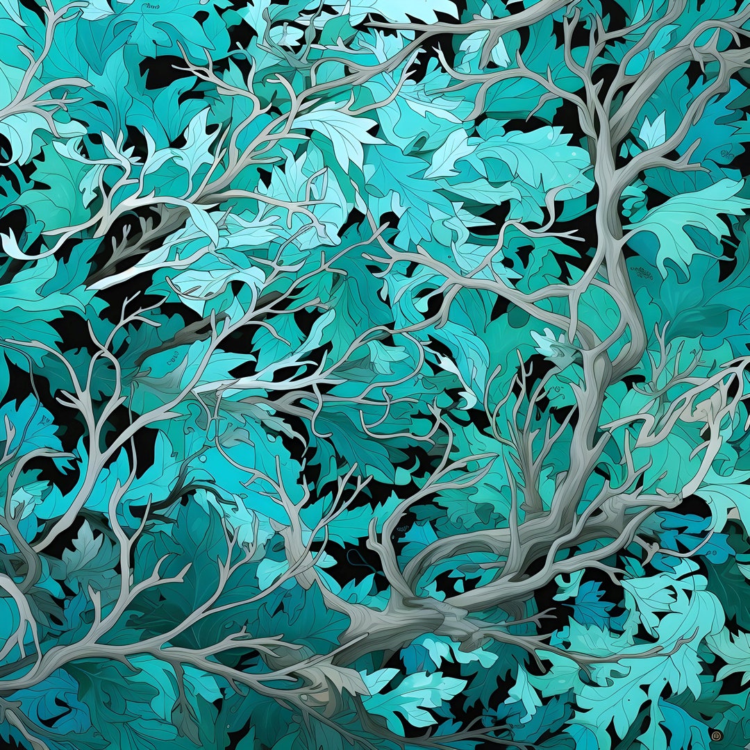 Light Blue Tree Camo Pattern Camouflage Design 300DPI - Etsy