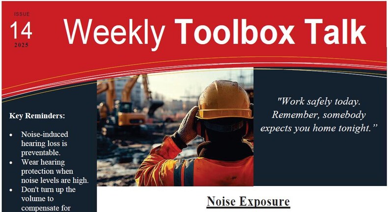 5 Weekly Toolbox Talks - Weekly Safety Topics - Construction Safety - Tailboard Meetings ...