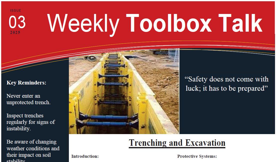 1 Year of Weekly Construction Safety Toolbox Talks: 52 Topics (digital ...