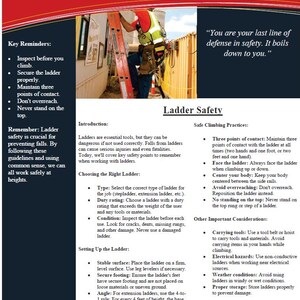 1 Year of Weekly Construction Safety Toolbox Talks: 52 Topics (digital ...