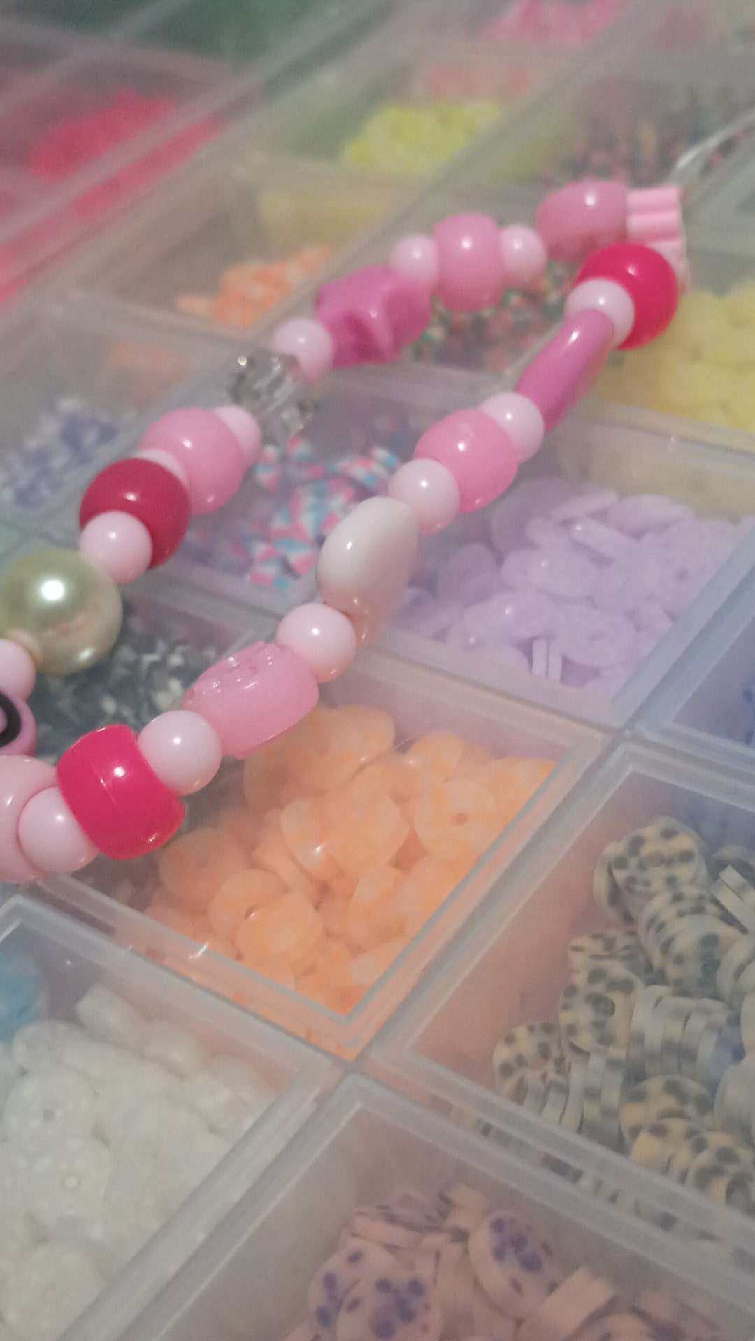 Pretty in Pink Phone Charm - Etsy