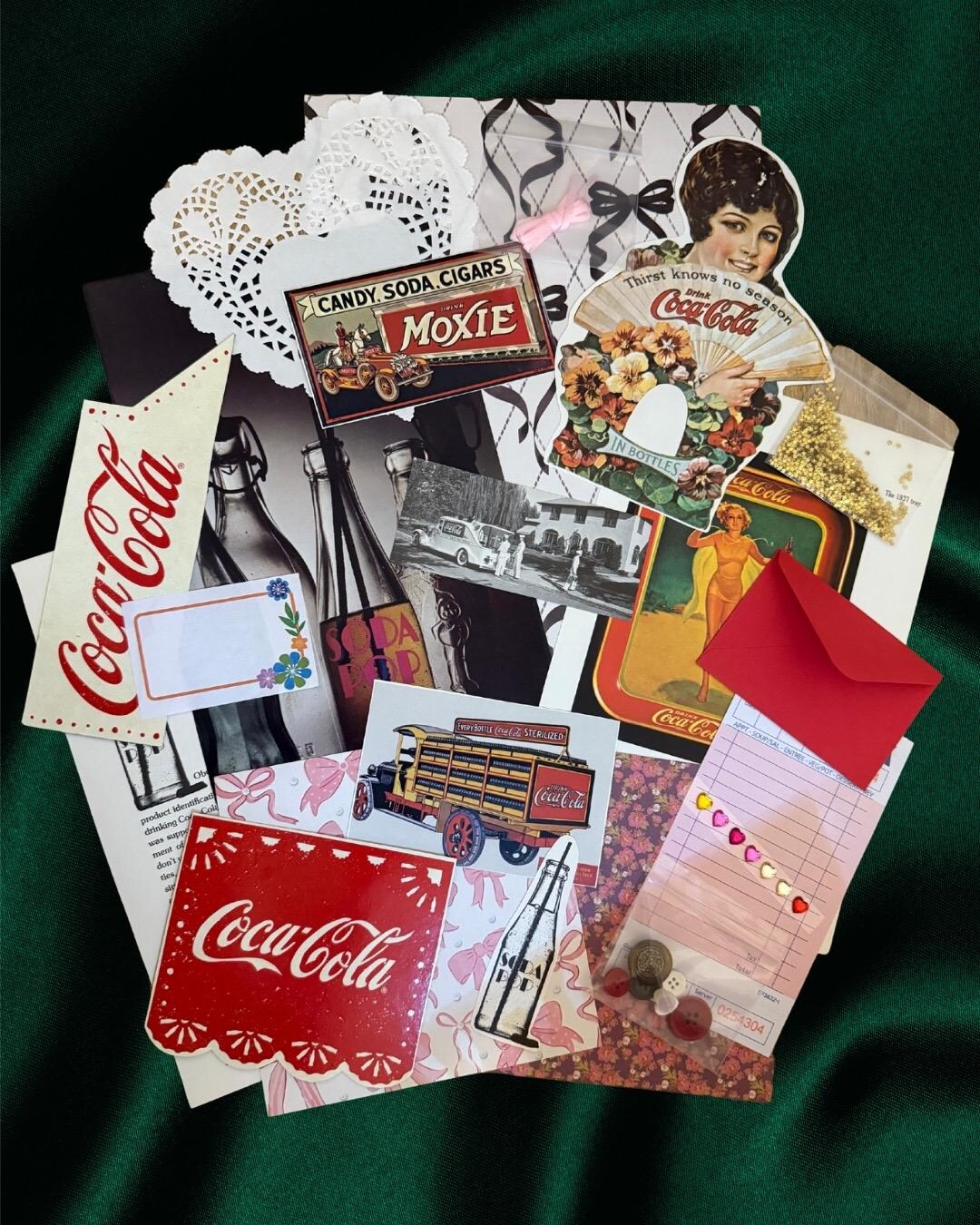 Retro Coca-cola Memorabilia Kit | Ephemera for Junk Journals ...