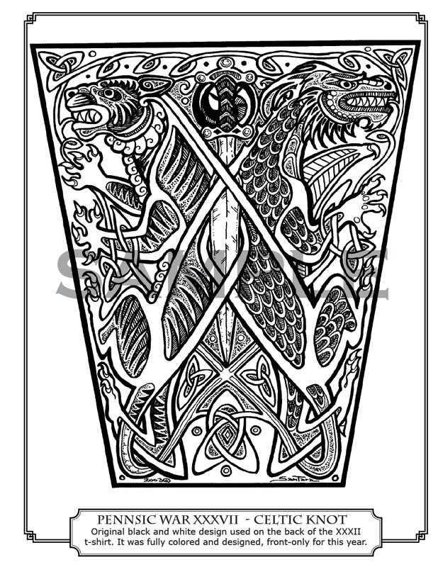 SCA Pennsic War Medieval Coloring Book - Etsy