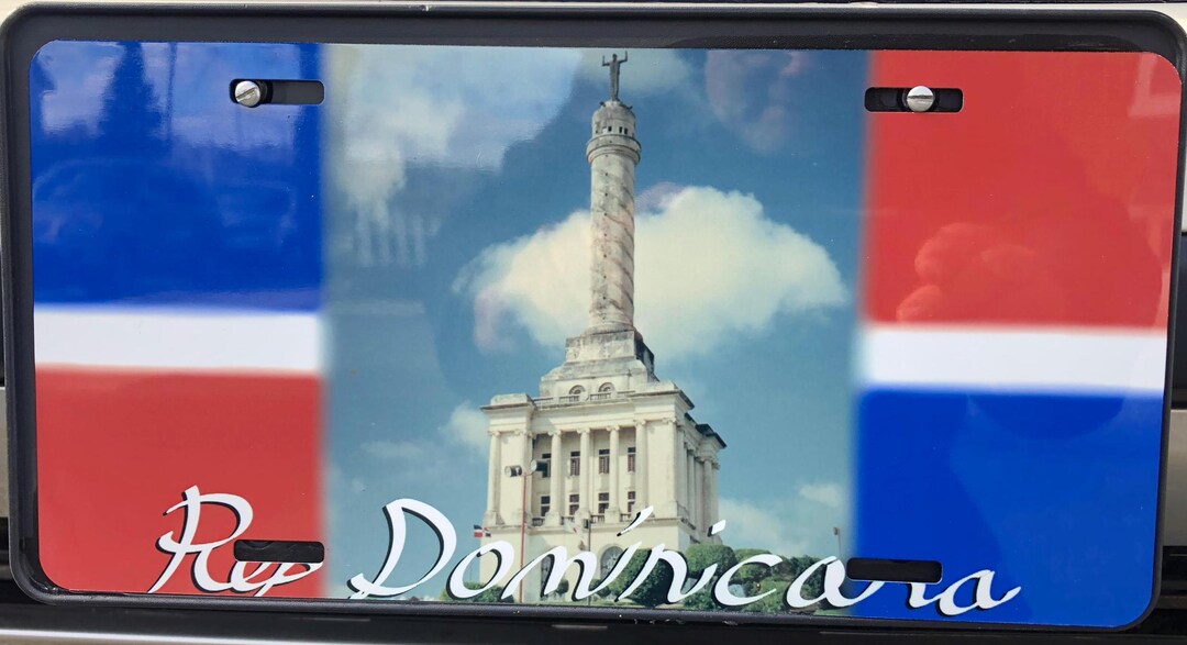 Dominican License Plate Placa Dominicana - Etsy