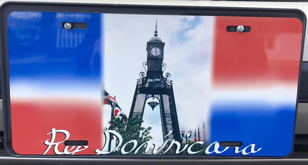 Dominican License Plate Placa Dominicana - Etsy