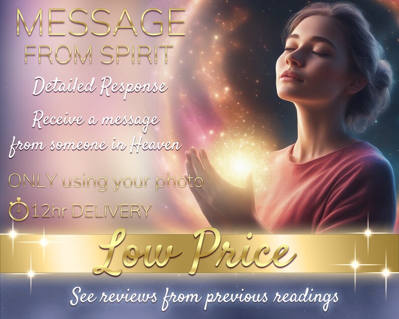 Message From Spirit Message From a Loved One 12hr Response Reading by ...