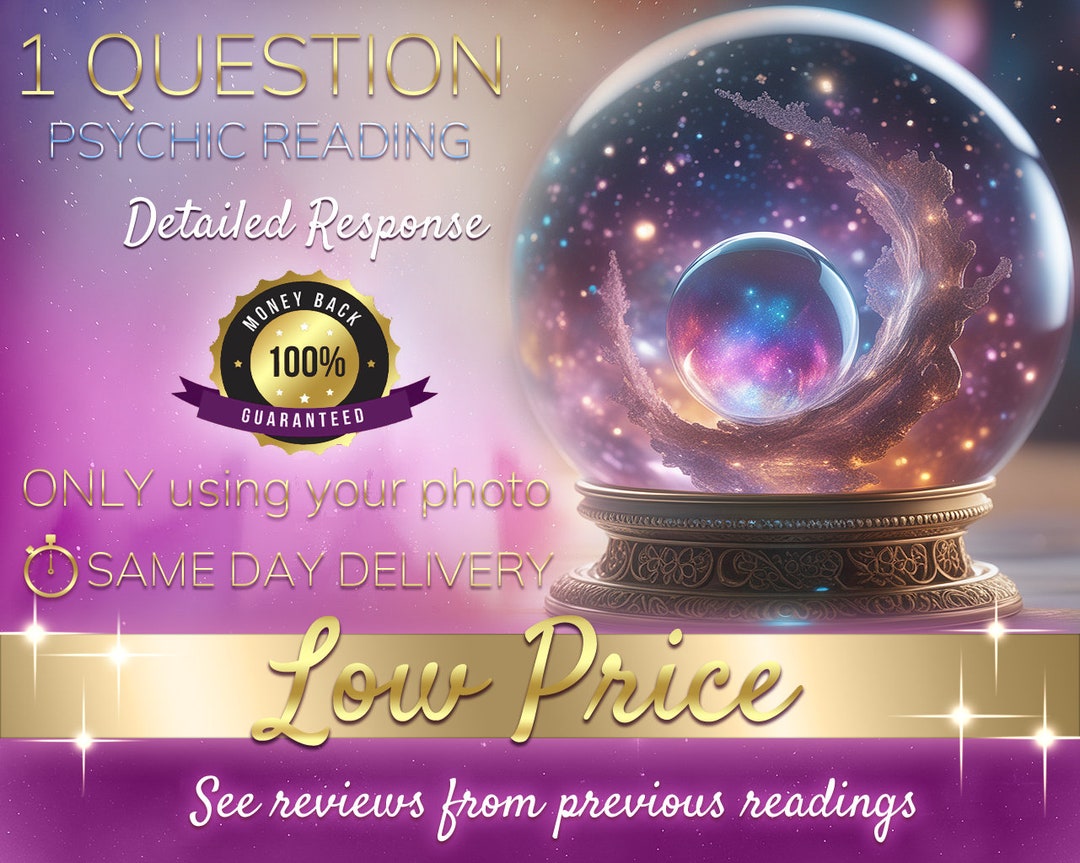 Ask 1 Question Reading,fast Reply Question Reading SAME DAY Psychic ...