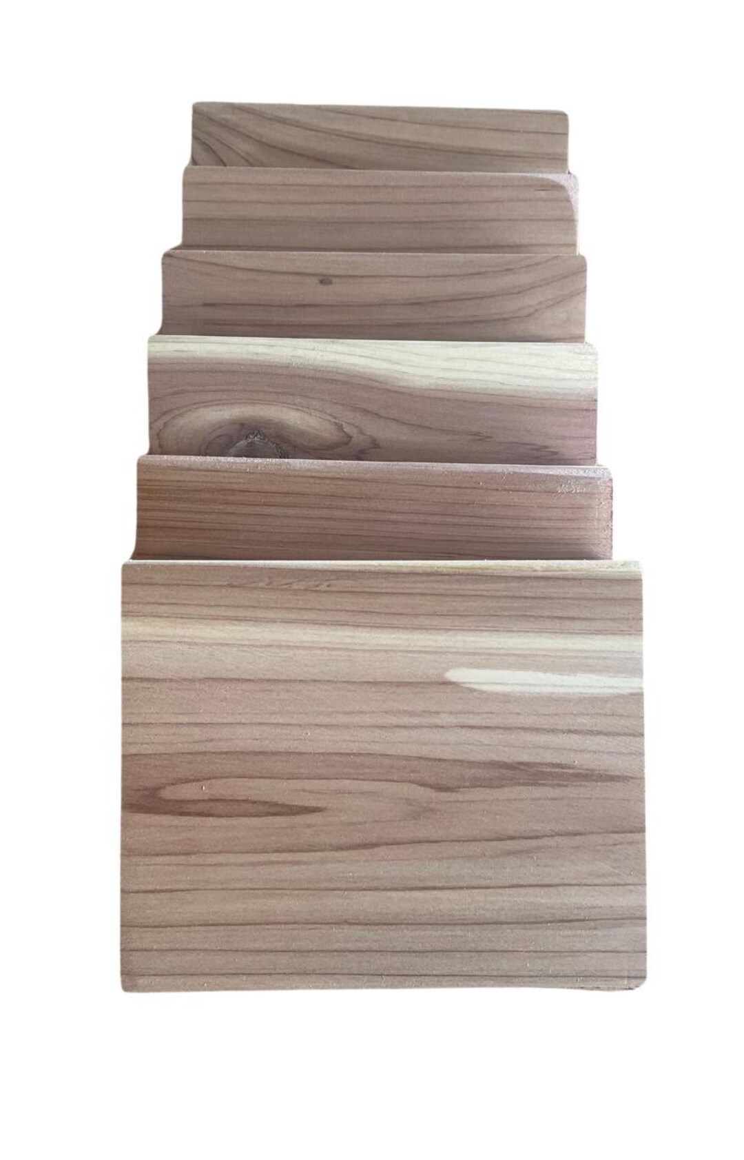 Craft Wood, Cedar, Unfinished, 5” X 4” X 0.85”, Sanded Blanks for ...