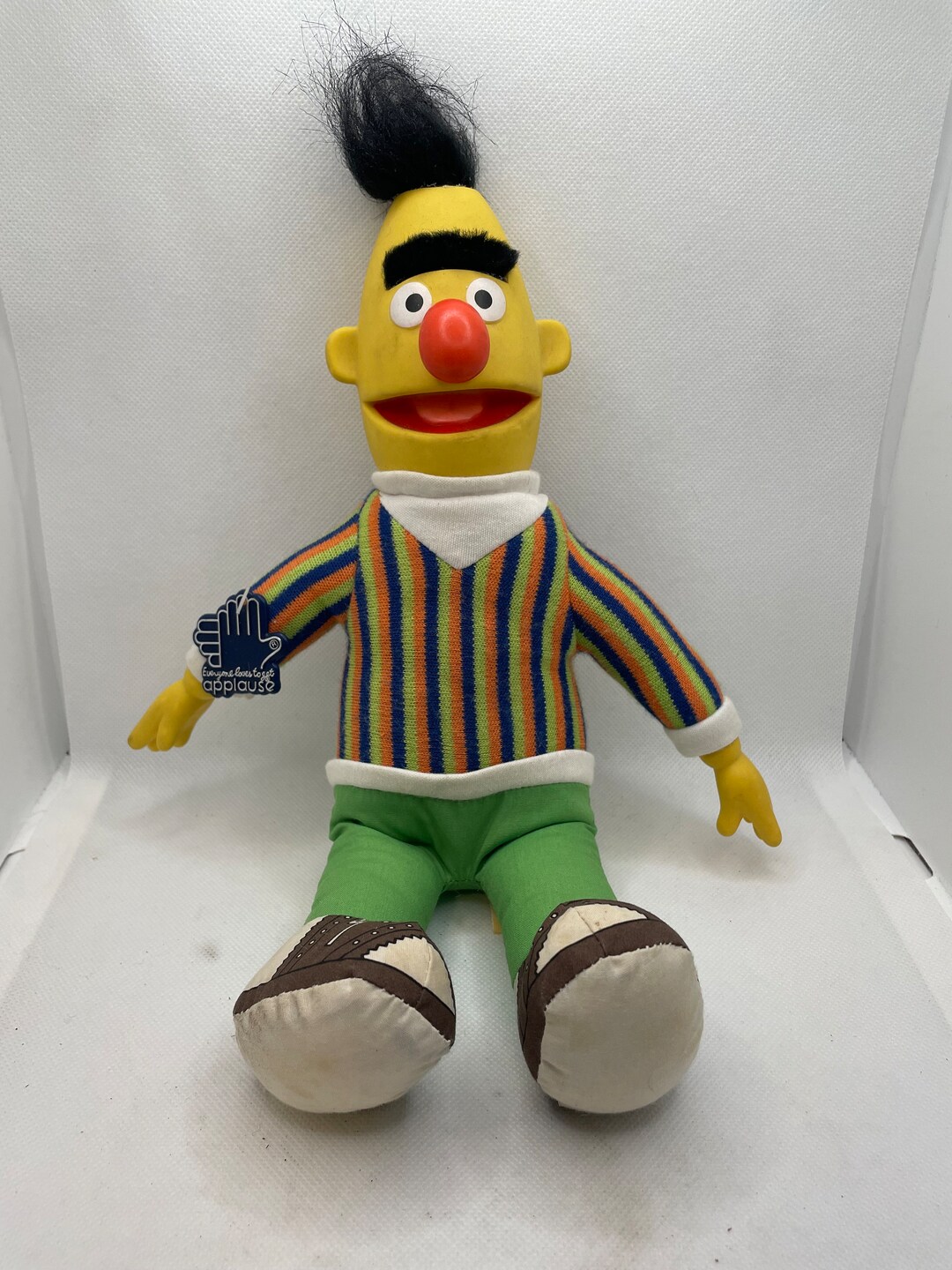 Vintage Sesame Street Burt Plush Applause - Etsy