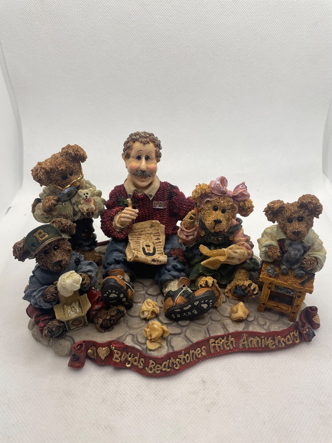 Boyds Bears the Bearstone Collection T.H.B. work is Love Made Visible ...