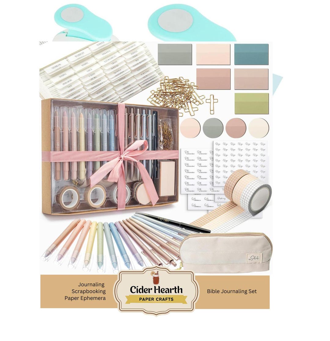 Bible Journaling Set selah Collection, Highlighters and Pens No Bleed ...