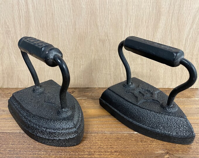 Vintage Cast Iron Small Iron, 2 Irons - Etsy