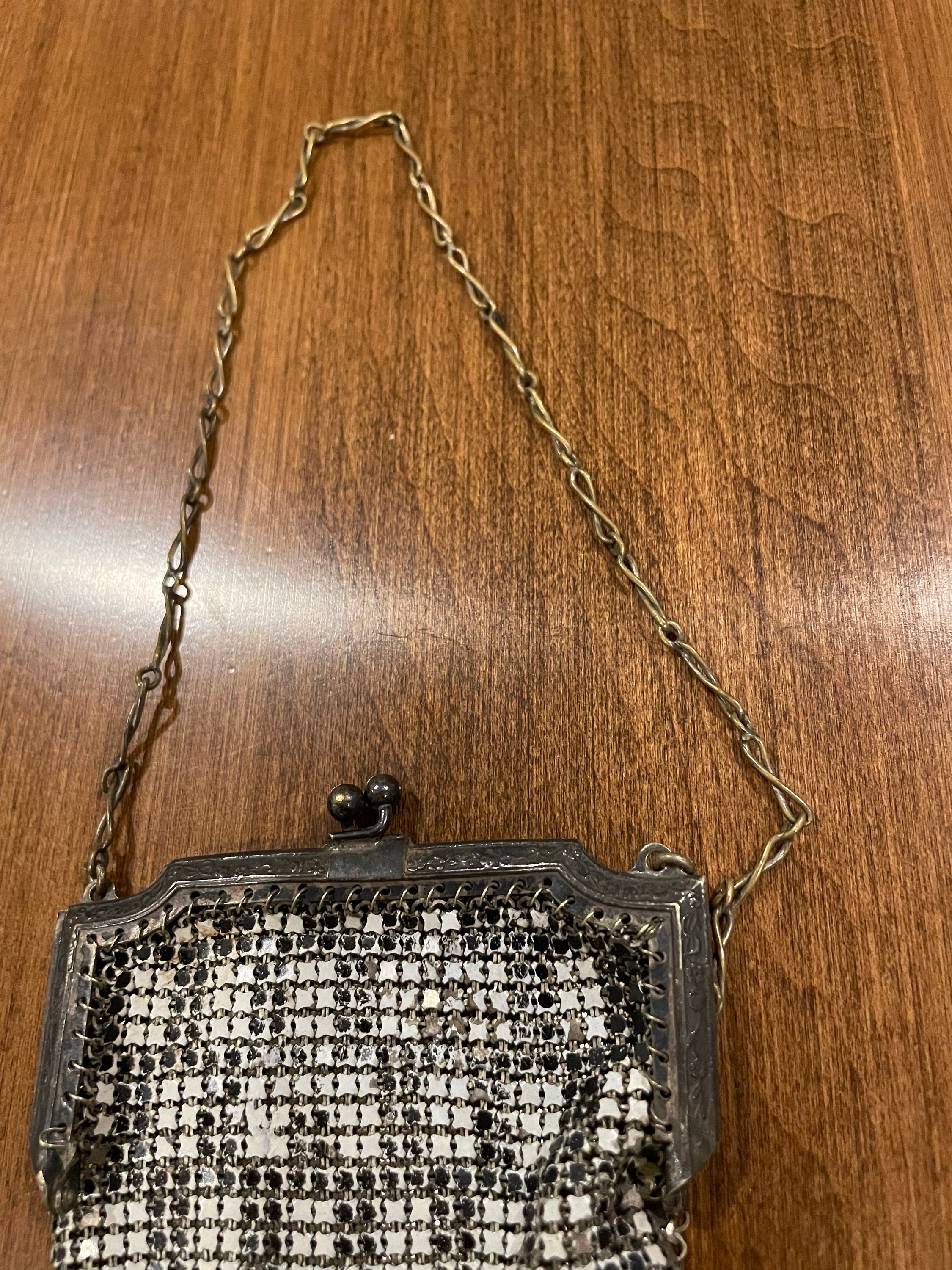 Vintage 1920's Metal Mesh Flapper Purse - Etsy