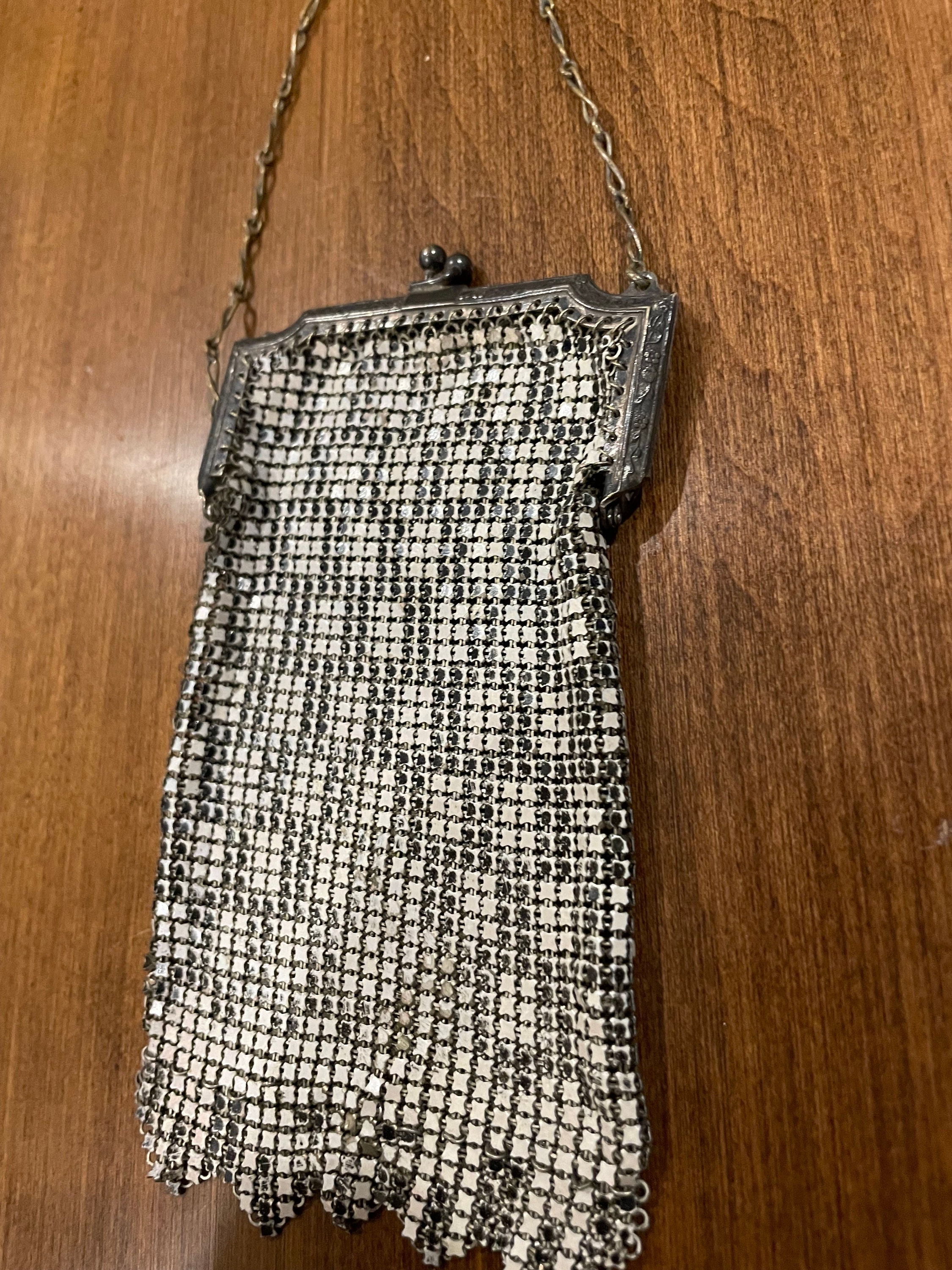 Vintage 1920's Metal Mesh Flapper Purse - Etsy