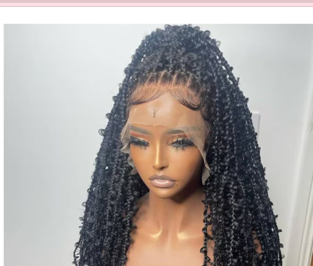 Butterfly Box Braid Wig: Full Lace, Knotless Braids - Etsy