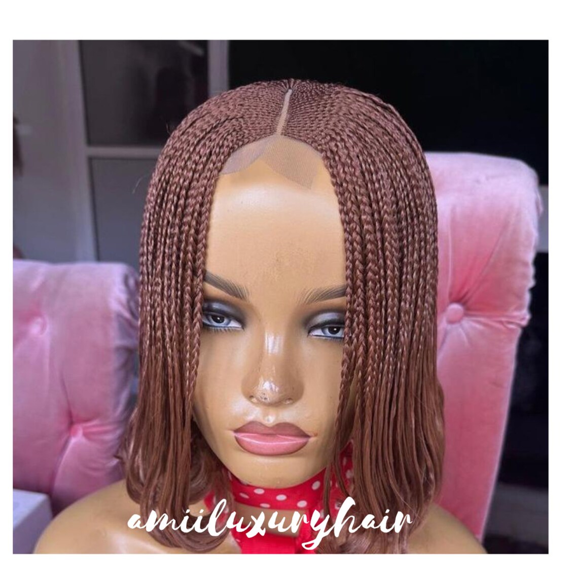 Short Braided Box Braids Bob Wig Braids Wig for Black Women - Etsy