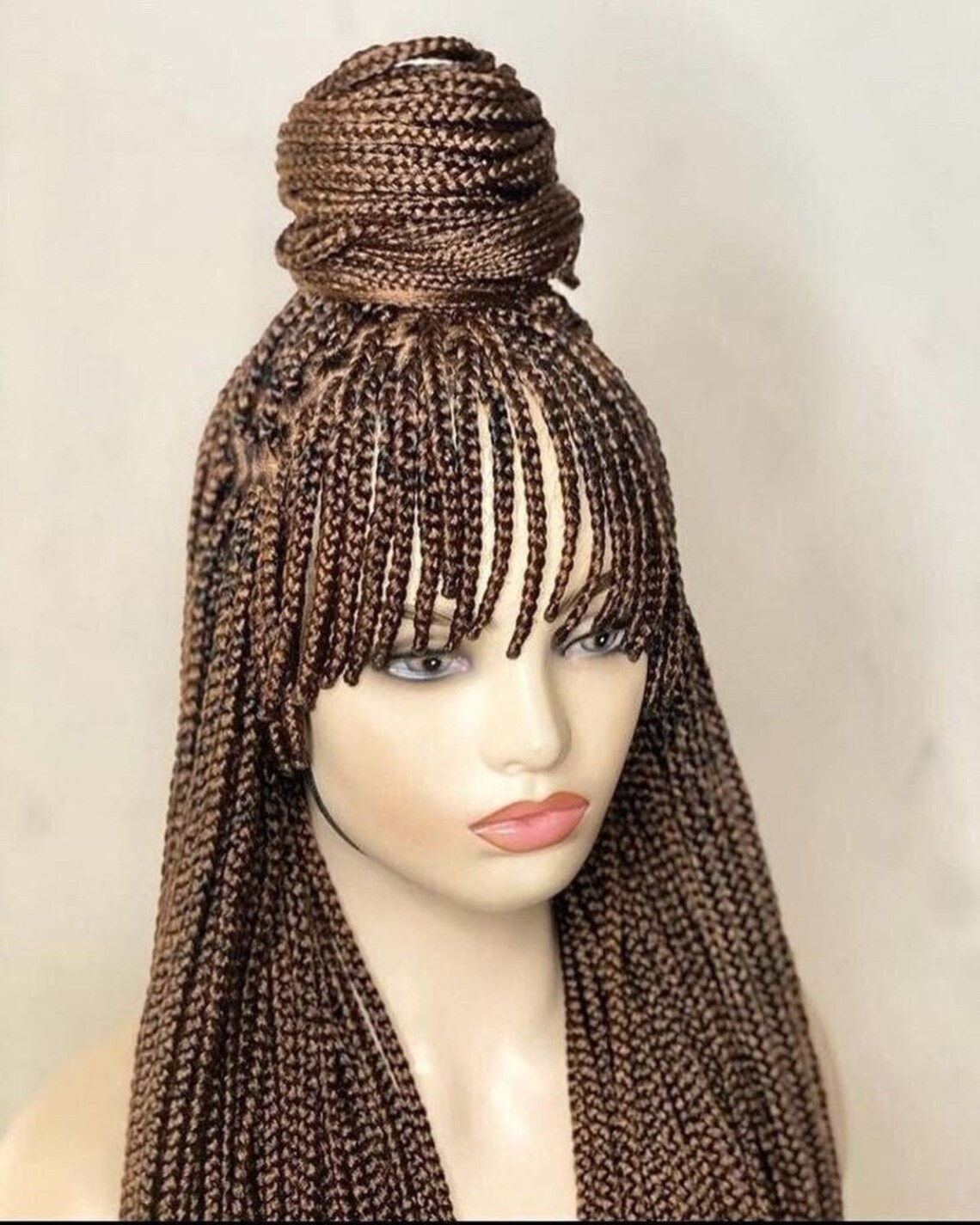 Fringe Box Braids, Braided Wig, Free Shipping, Hair for Black Women ...